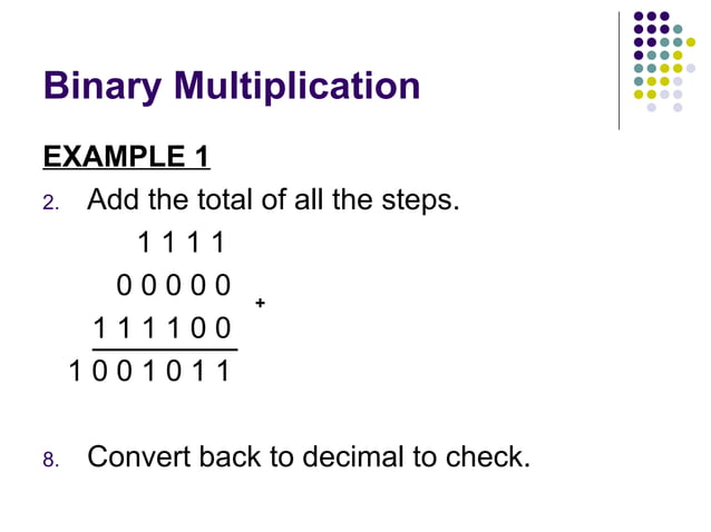 Binary Arithmetic | PPT