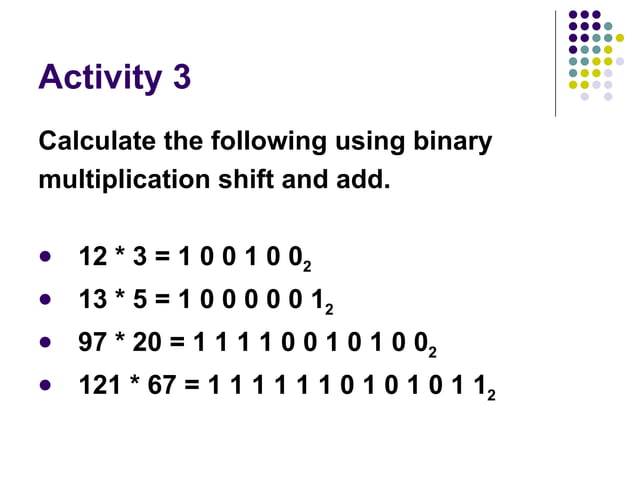 Binary Arithmetic | PPT