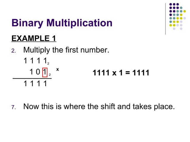 Binary Arithmetic Ppt