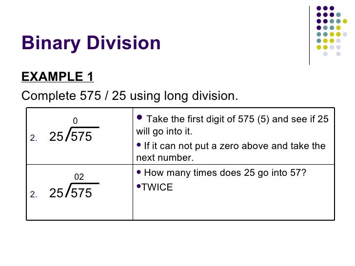 Binary Arithmetic