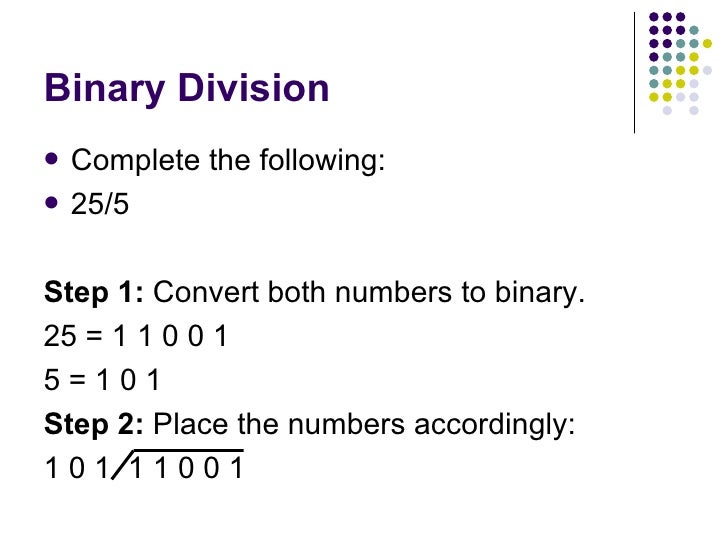 Binary Arithmetic