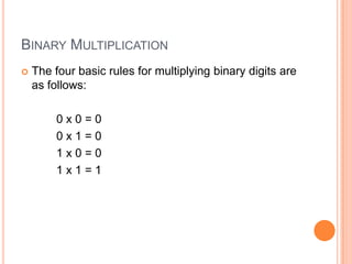 Binary arithmetic | PPT