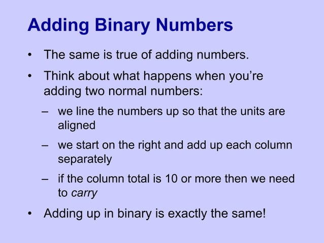 Binary arithmetic and algebra basics.ppsx