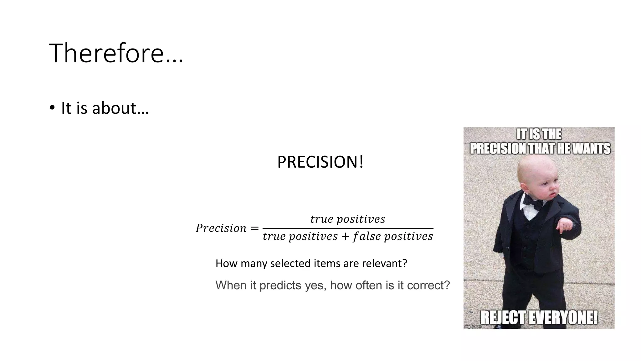 Binary classification validation | PPT