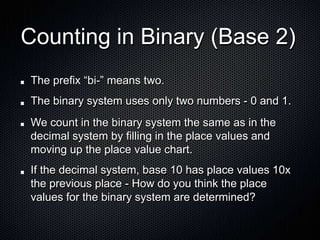 binarycode.pptx | Computing | Technology & Computing