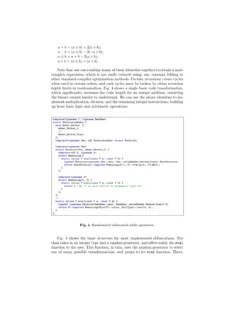Binary code obfuscation through c++ template meta programming | PDF