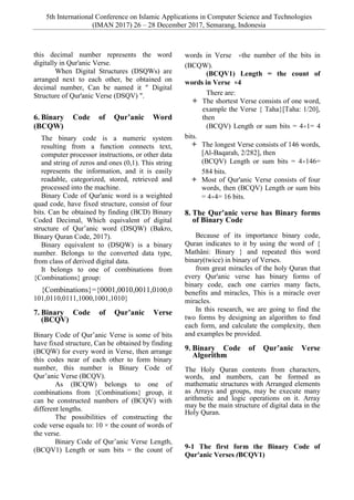 Binary code of qur'anic verses algorithm dr. khald bakro | PDF