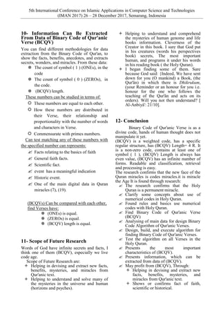 Binary code of qur'anic verses algorithm dr. khald bakro | PDF
