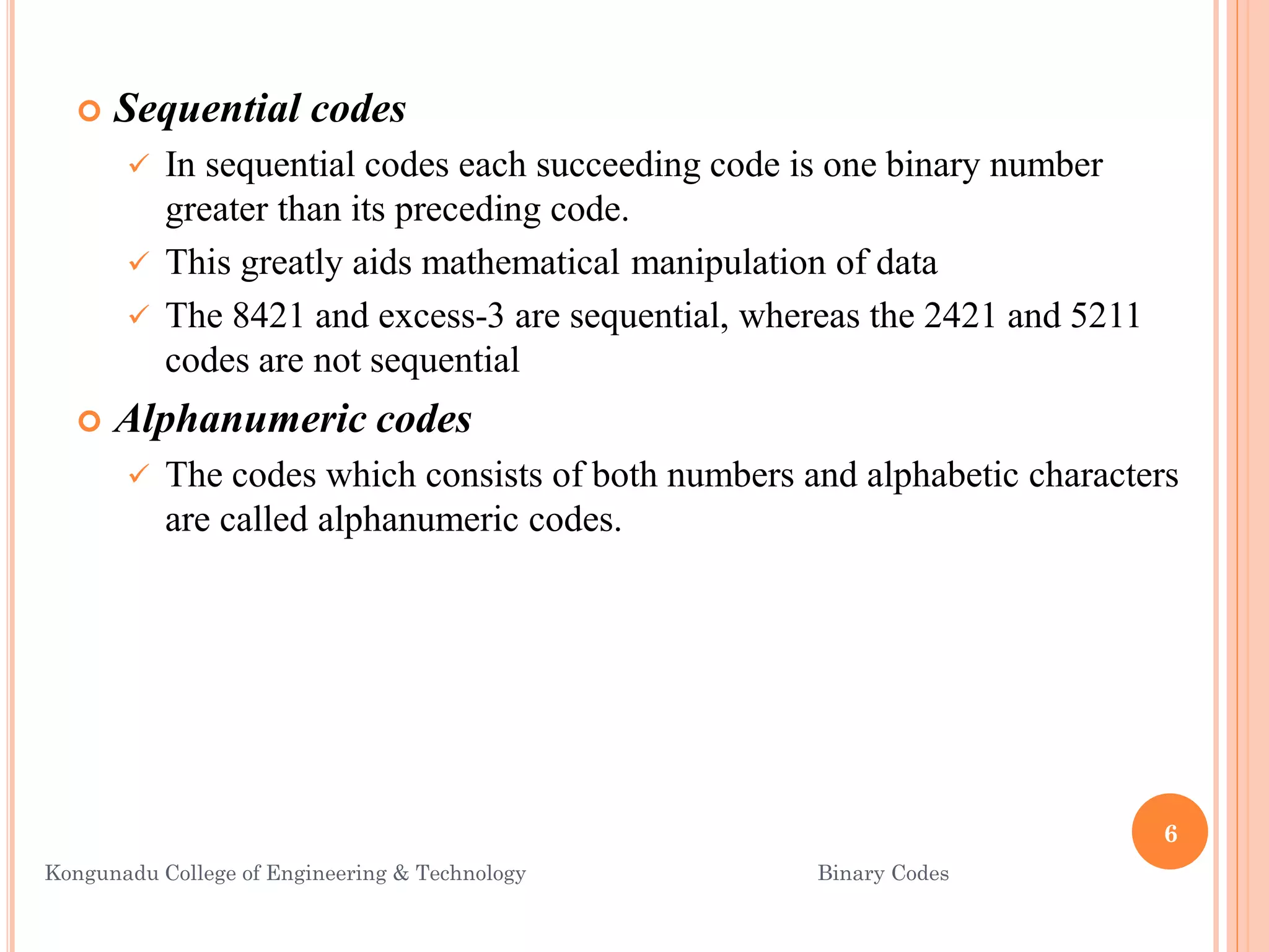 Binary codes | PDF