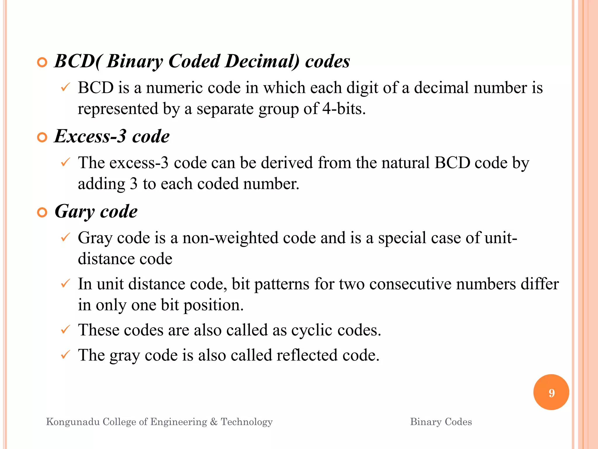 Binary codes | PDF