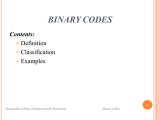 Binary codes | PDF