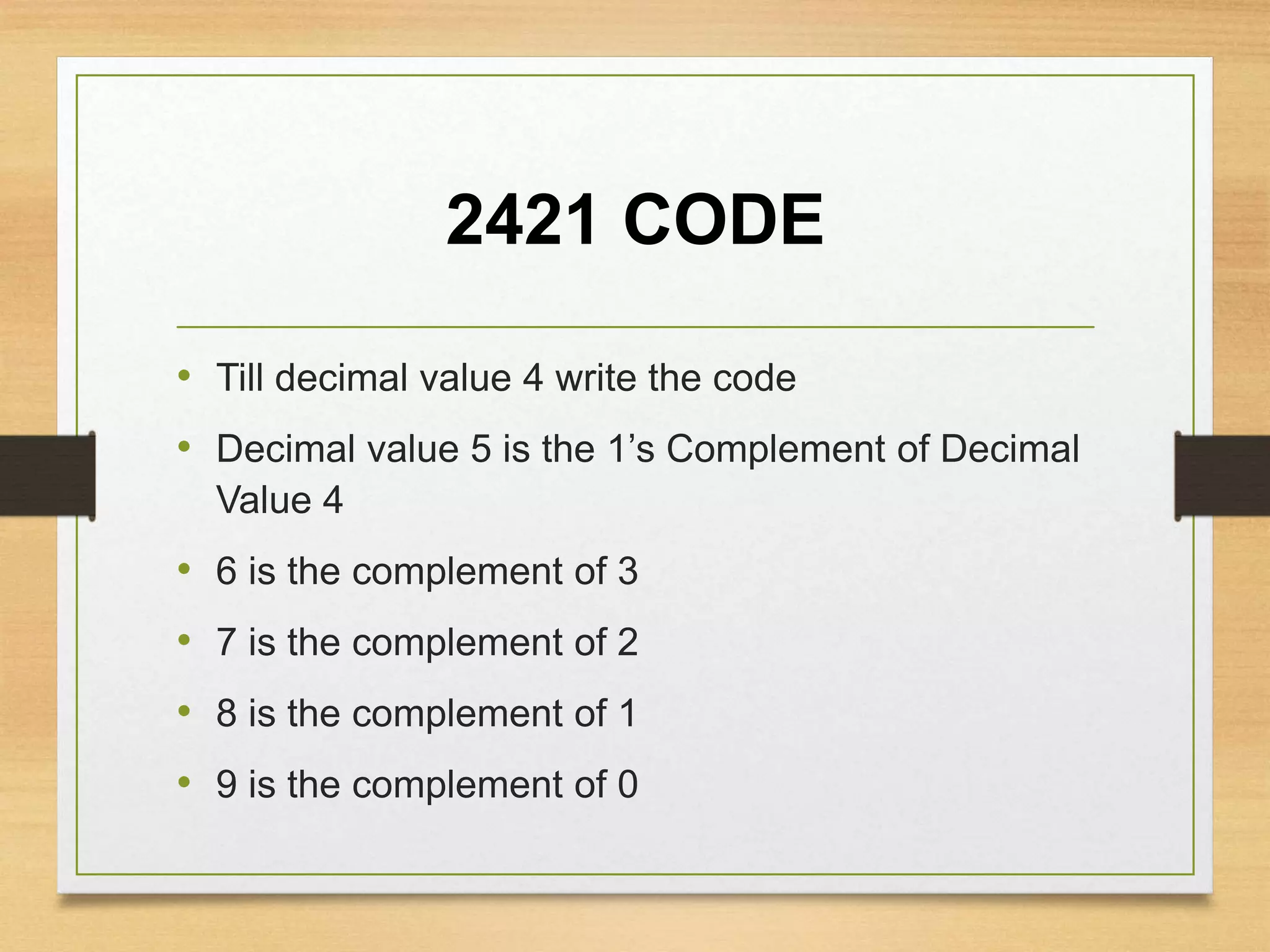 Binary codes | PPT