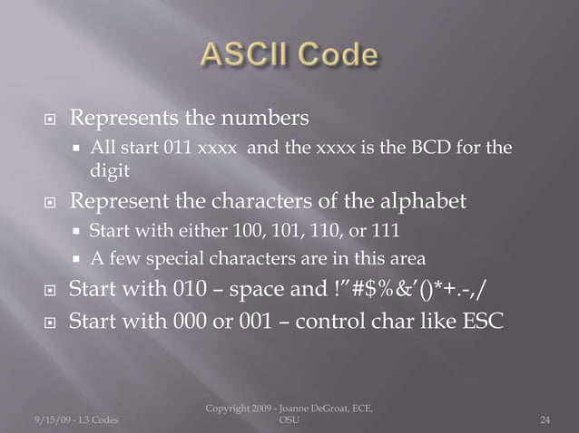 Binary codes | PPTX | Programming Languages | Computing