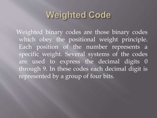 Binary codes | PPTX | Programming Languages | Computing
