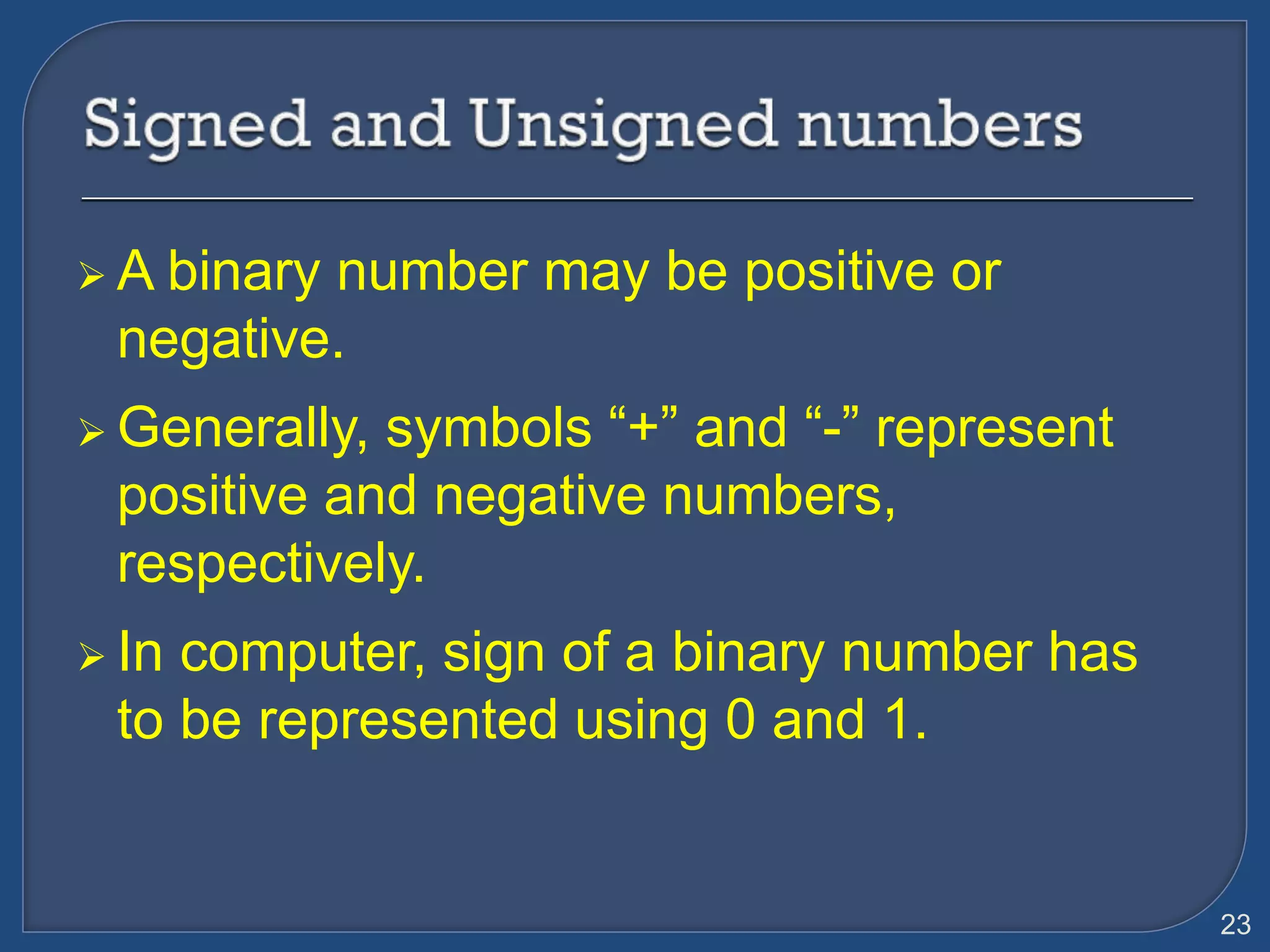 Binaty Arithmetic and Binary coding schemes | PPT Binaty Arithmetic and Binary coding schemes | PPT