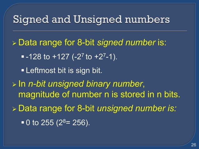 Binaty Arithmetic And Binary Coding Schemes Ppt 2838