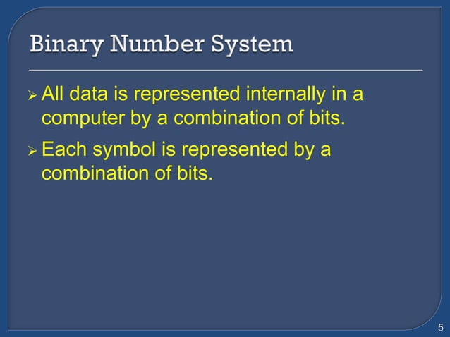 Binaty Arithmetic And Binary Coding Schemes Ppt