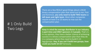 MLM Binary Compensation Plan Overview | PPTX | Business Accounting ...