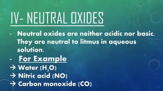 Binary compounds of oxygen | PDF