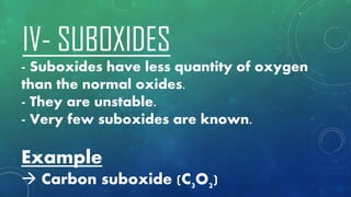 Binary compounds of oxygen | PDF