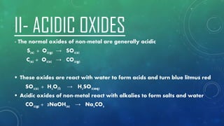 Binary compounds of oxygen | PDF