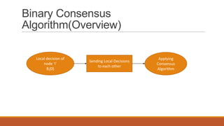 Binary consensus | PPT