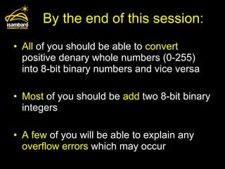 Binary conversion and addition | PPT