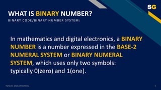 Binary conversions by saulatgondal | PPTX