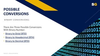 Binary conversions by saulatgondal | PPTX