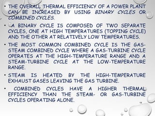 Binary cycle & co generation power plants | PPT
