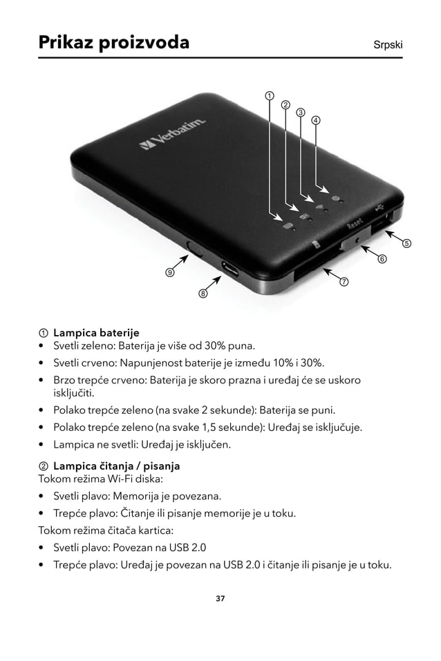 Verbatim MediaShare Wireless Guida Veloce | PDF