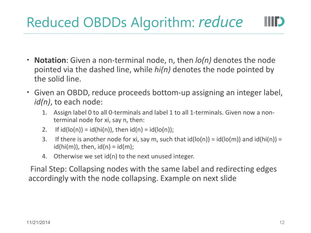 Binary Decision Diagrams Ppt