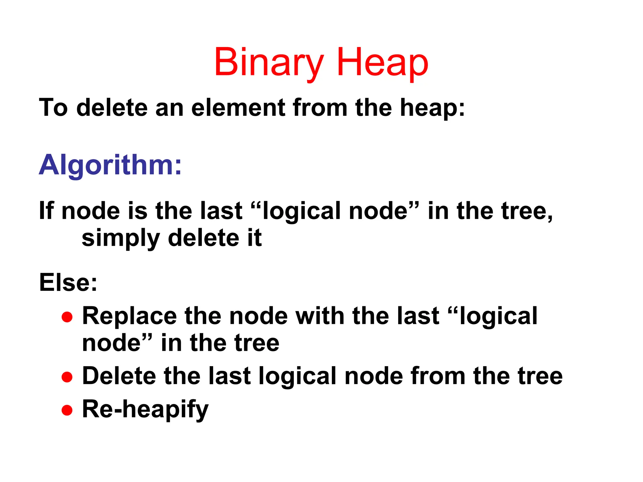 "Binary Heap: Structure, Types, and Uses" | PPT