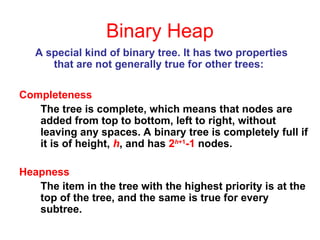 "Binary Heap: Structure, Types, and Uses" | PPT