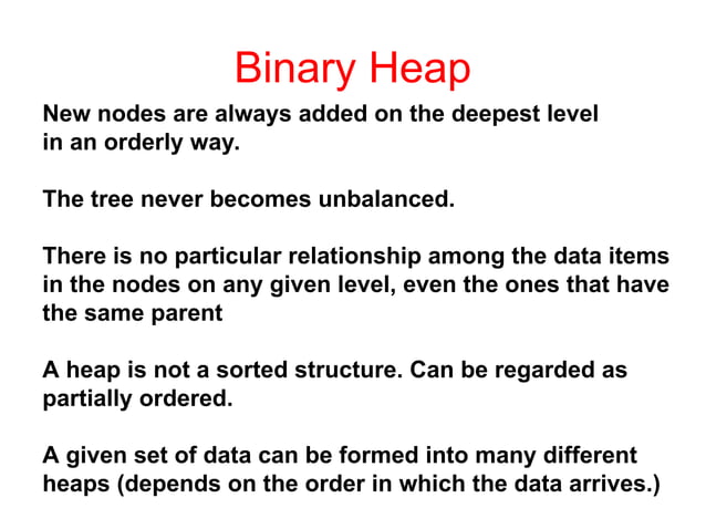 "Binary Heap: Structure, Types, and Uses" | PPT