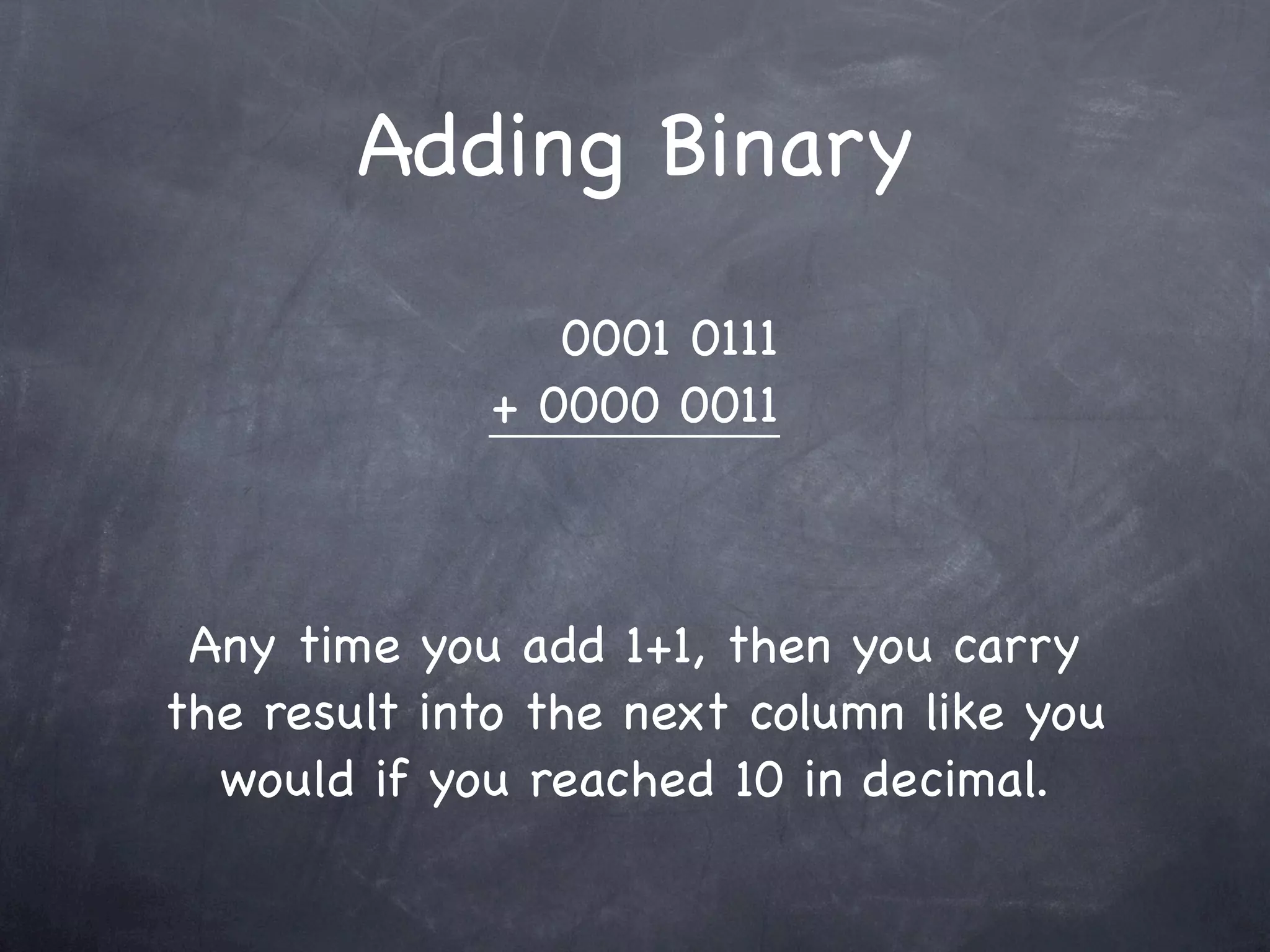 Binary & Hexadecimal | KEY