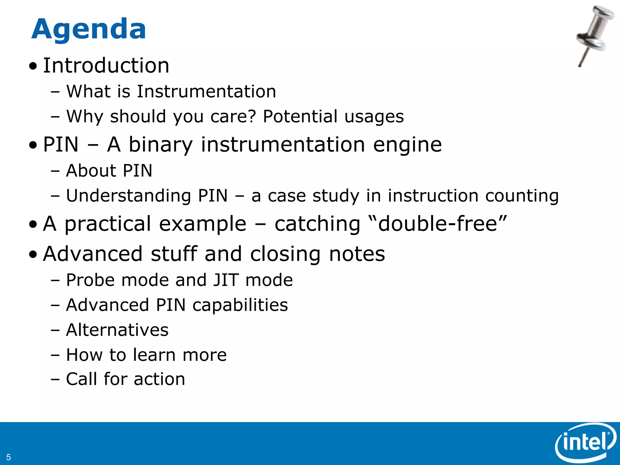 Binary instrumentation - dc9723 | PPT