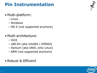 Binary instrumentation - dc9723