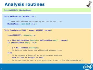 Binary instrumentation - dc9723