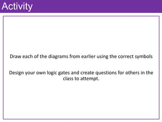 OCR GCSE Computing - Binary logic and Truth Tables | PPTX
