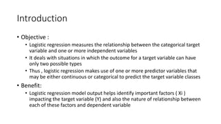 What is Binary Logistic Regression Classification and How is it Used in ...
