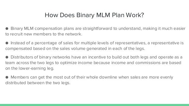 Binary MLM Plan & Its Working | PPTX