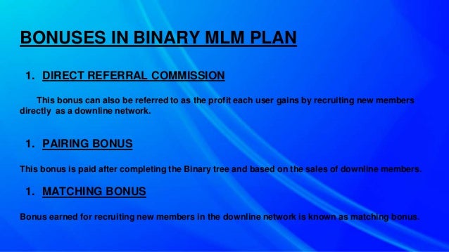 BINARY MLM SOFTWARE. | PPT