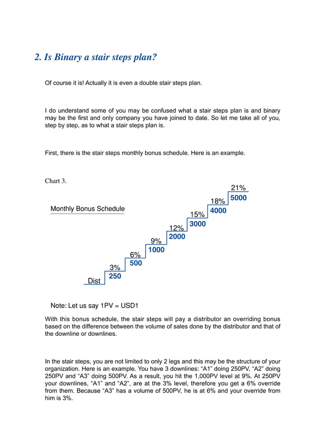 Binary markrting plans | PDF