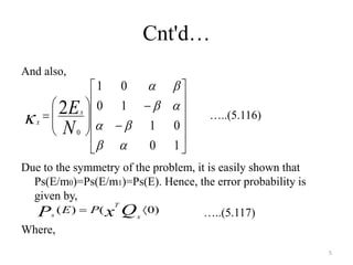 Binary non coherent in random phase channel | PPTX | Physics | Science