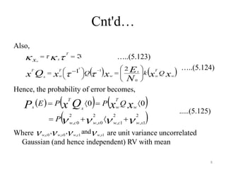 Binary non coherent in random phase channel | PPTX | Physics | Science
