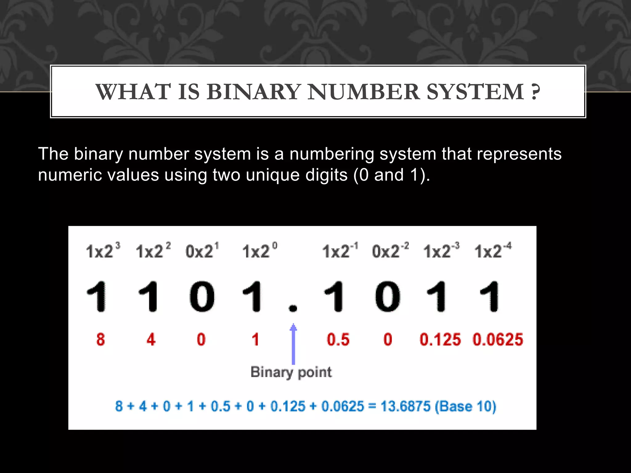 Binary number ppt | PPT