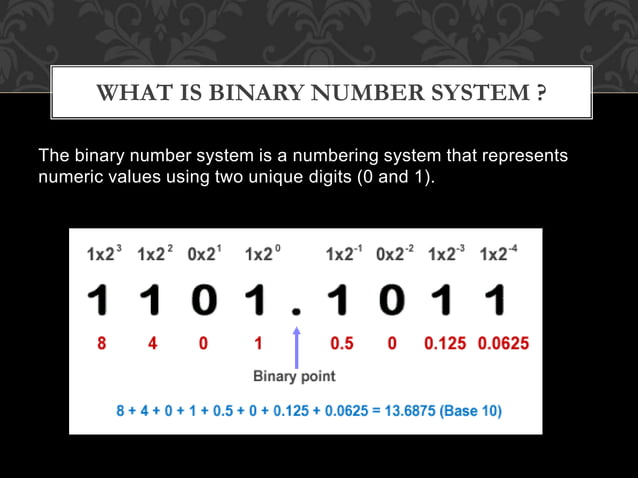 Binary number ppt | PPT
