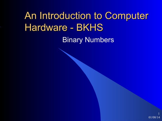 Binary numbers | PPT