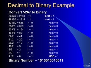 Binary numbers | PPT